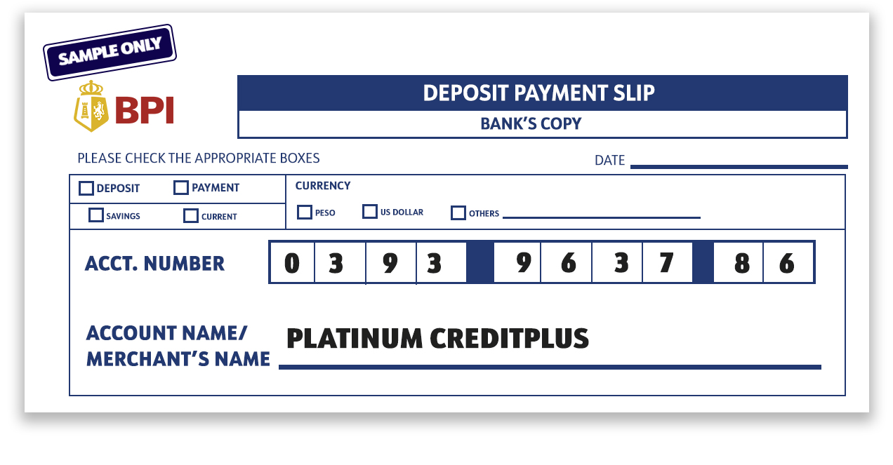 Bank Slip Format At Tyra Lopez Blog