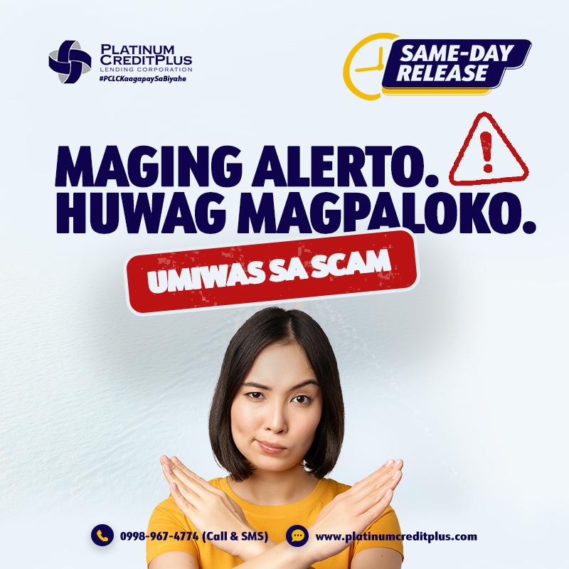 Beware of Fake Accounts and Scams | Platinum Creditplus Lending Corp.